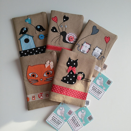 Originální textilní obal na dětský očkovací průkaz / od MossyArt | Fler.cz