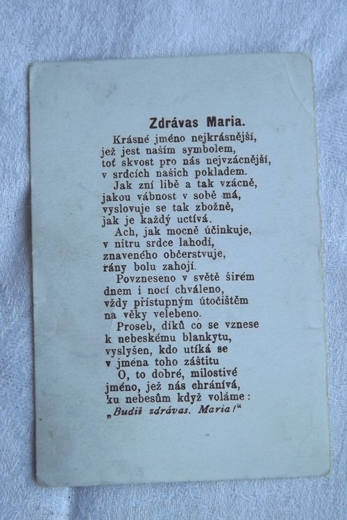 Plakát Zdrávas Maria / od Stará láska nerezaví | Fler.cz