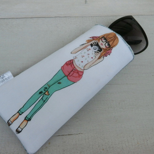 Pouzdro bílé Futrálek na brýle / od Andrea R. | Fler.cz