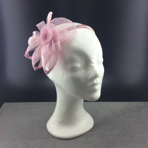 Čelenka dámská růžová Blush Rose Fascinator / od Maria accessories ...