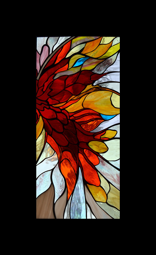 Vitráž "Flame" / od skloplus | Fler.cz