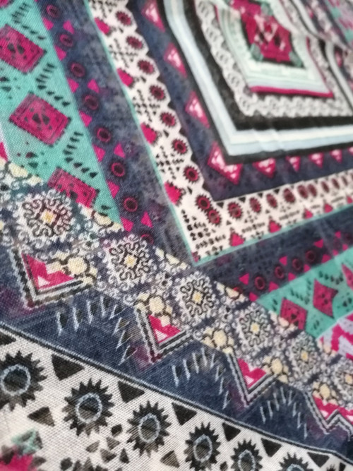 Dámský černý Velký bohemian pléd / od Irena Daňková | Fler.cz