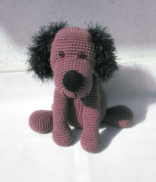 Háčkovaný pes Lesley - návod / od A-M-Made.With.Love | Fler.cz