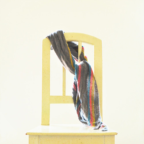 Dámský Šátek šedý, proužky barevné ..... / od Pletulle | Fler.cz