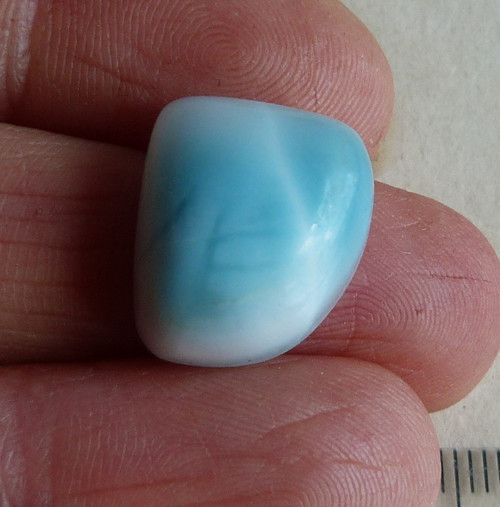 Minerál kabošony tyrkysový Larimar - 1,6 cm - Extra / od Arcikam | Fler.cz