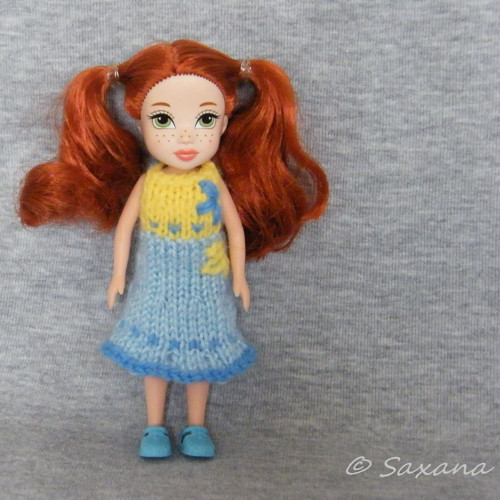 Vícebarevné Šaty pro panenku Moxie Girlz mini, Shelly i Evi Růžové s ...