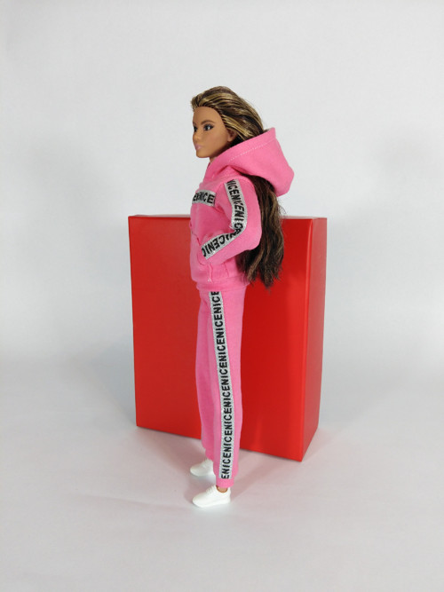 Oblečky pro panenky dětské slonová kost Barbie mikina klokanka s kapucí ...