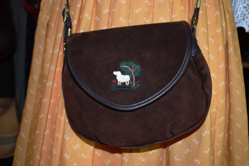 Kabelky a tašky dámské hnědé S ovečkou... kožená kabelka... / od Panská ...