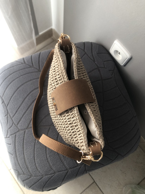 Kabelka střední béžová Capucinové mámení / od Švadlenka Bobulka | Fler.cz