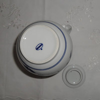 Námořnická modrý Starožitná porcelán KONVICE zn. Meissen E.Teichert ...