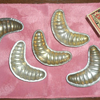 Formička 5x kovové plnící FORMIČKY na cukroví, rohlíčky / od Cusco ...